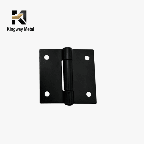 Custom Black Stainless Steel Case Hinges - Kingway Metal